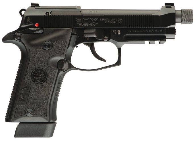 Pistolet BERETTA 80X Cheetah Tactical calibre 380 ACP (380 Auto -9mm ...