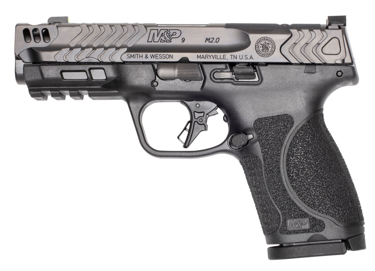 Pistolet SMITH & WESSON PC MP9 M2.0 Compact Carry Comp 4.22" OR cal.9x19 - Armes catégorie B sur ...