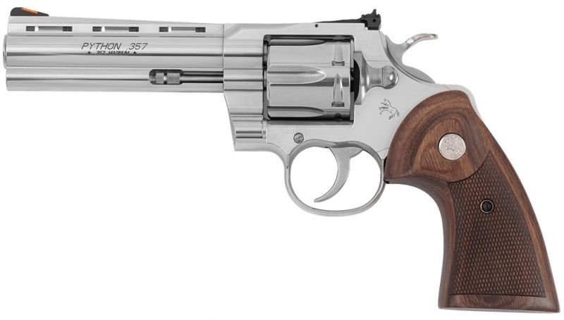 Revolver COLT PYTHON Inox 5" cal.357 Magnum - Armes catégorie B sur ...