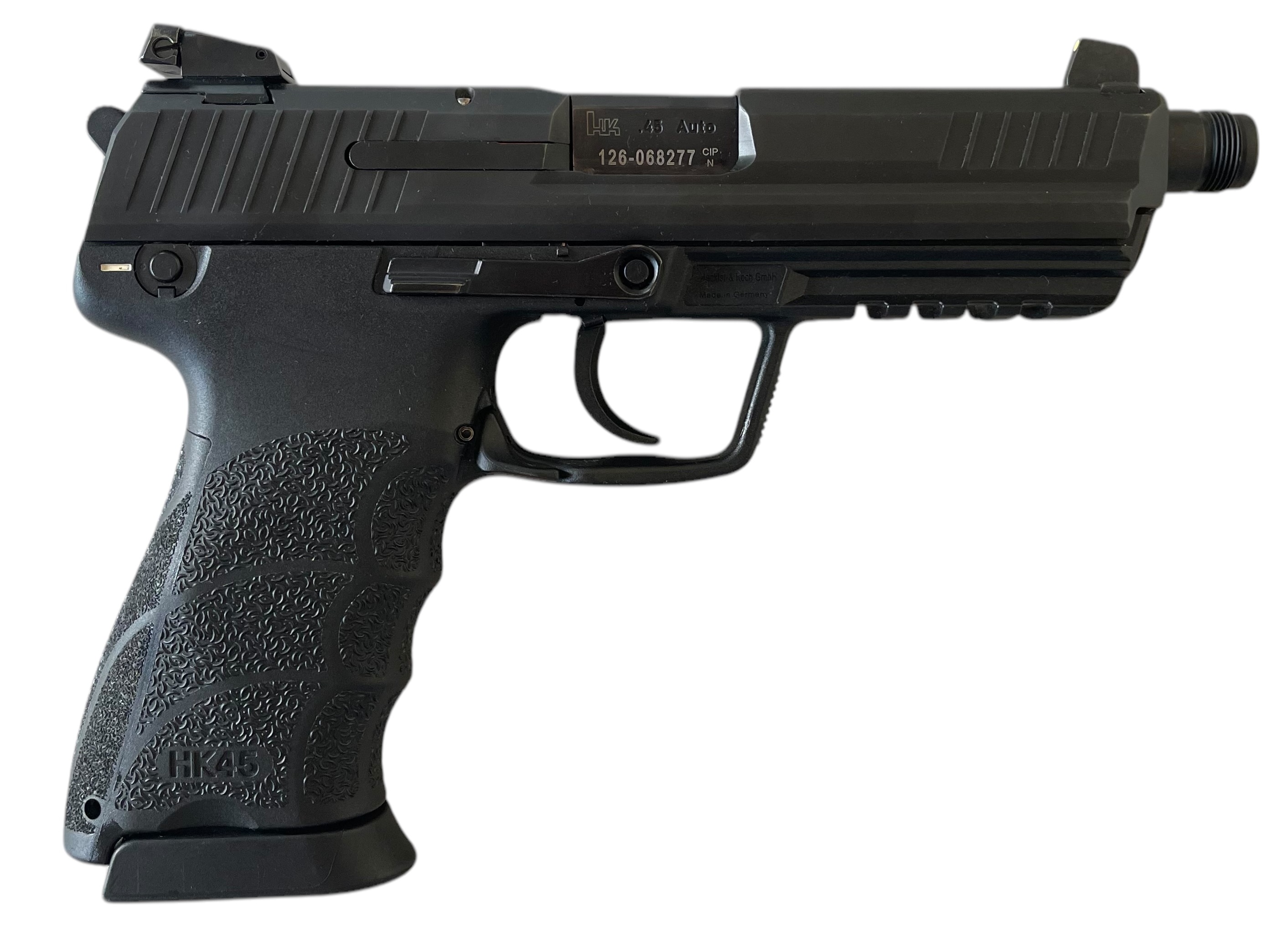 Pistolet HK 45 TACTICAL Noir cal.45 ACP "Occasion" - Armes catégorie B sur armurerie-lavaux.com