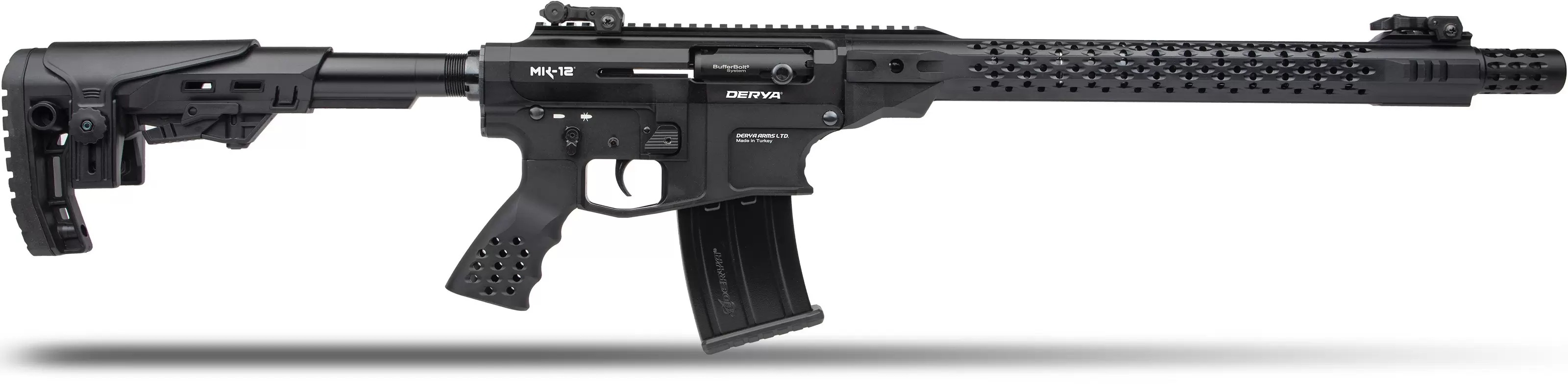 Fusil semi-automatique DERYA MK-12 AS-101Z ULTRA Noir cal.12/76 - Armes ...