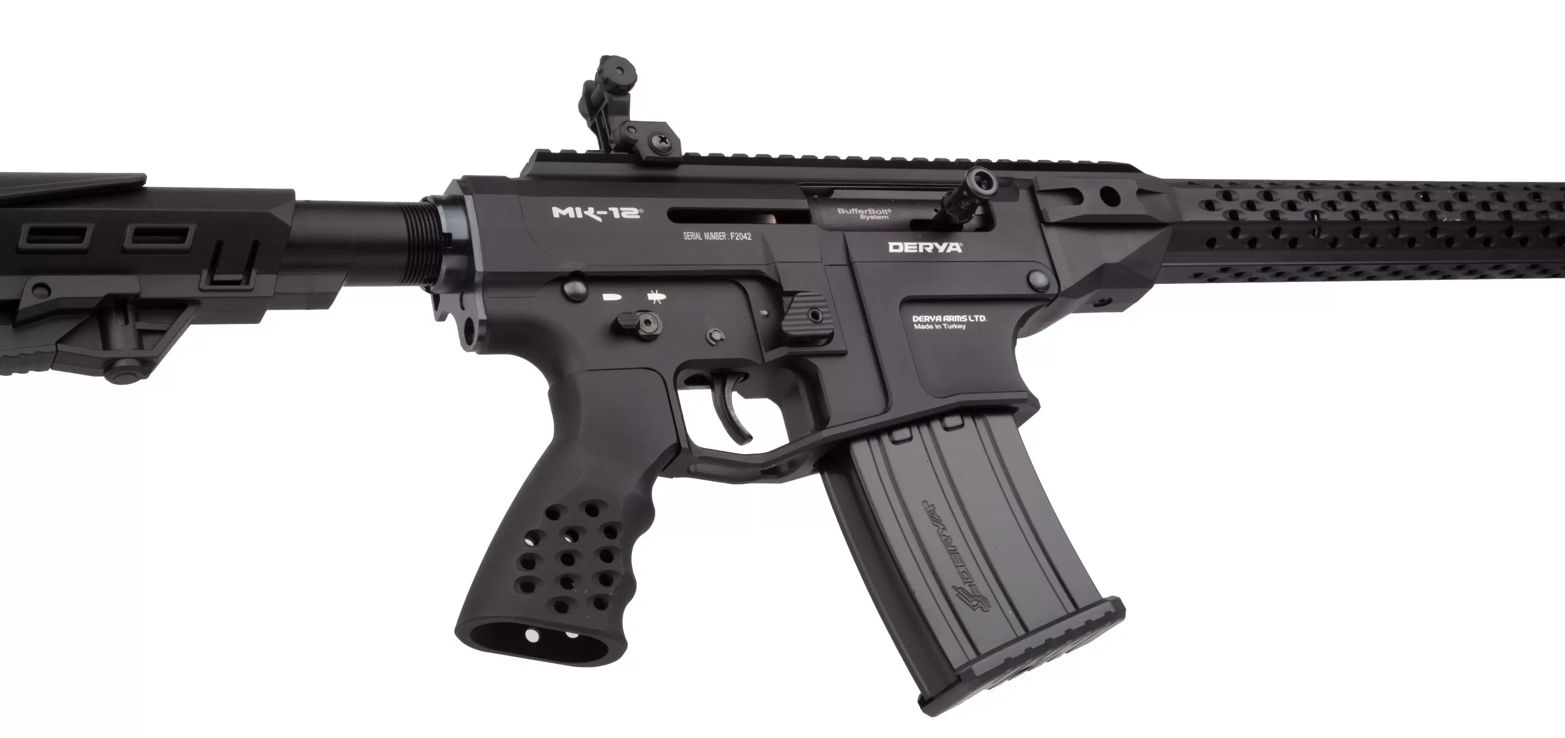 Fusil semi-automatique DERYA MK-12 AS-101H ULTRA Noir cal.12/76 - Armes ...