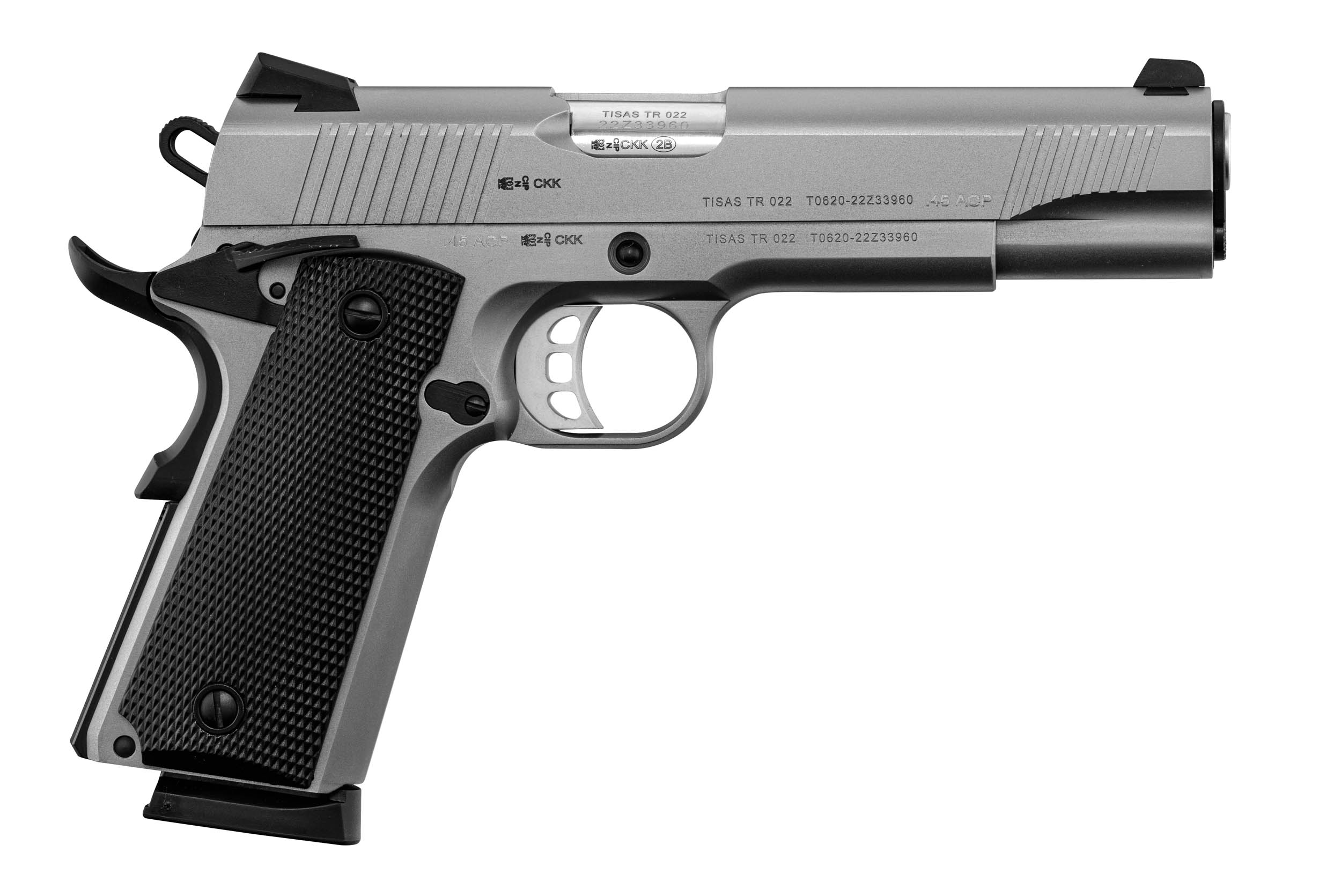 Pistolet TISAS ZIG M 1911 Inox 5" cal.9x19 - Armes catégorie B sur ...