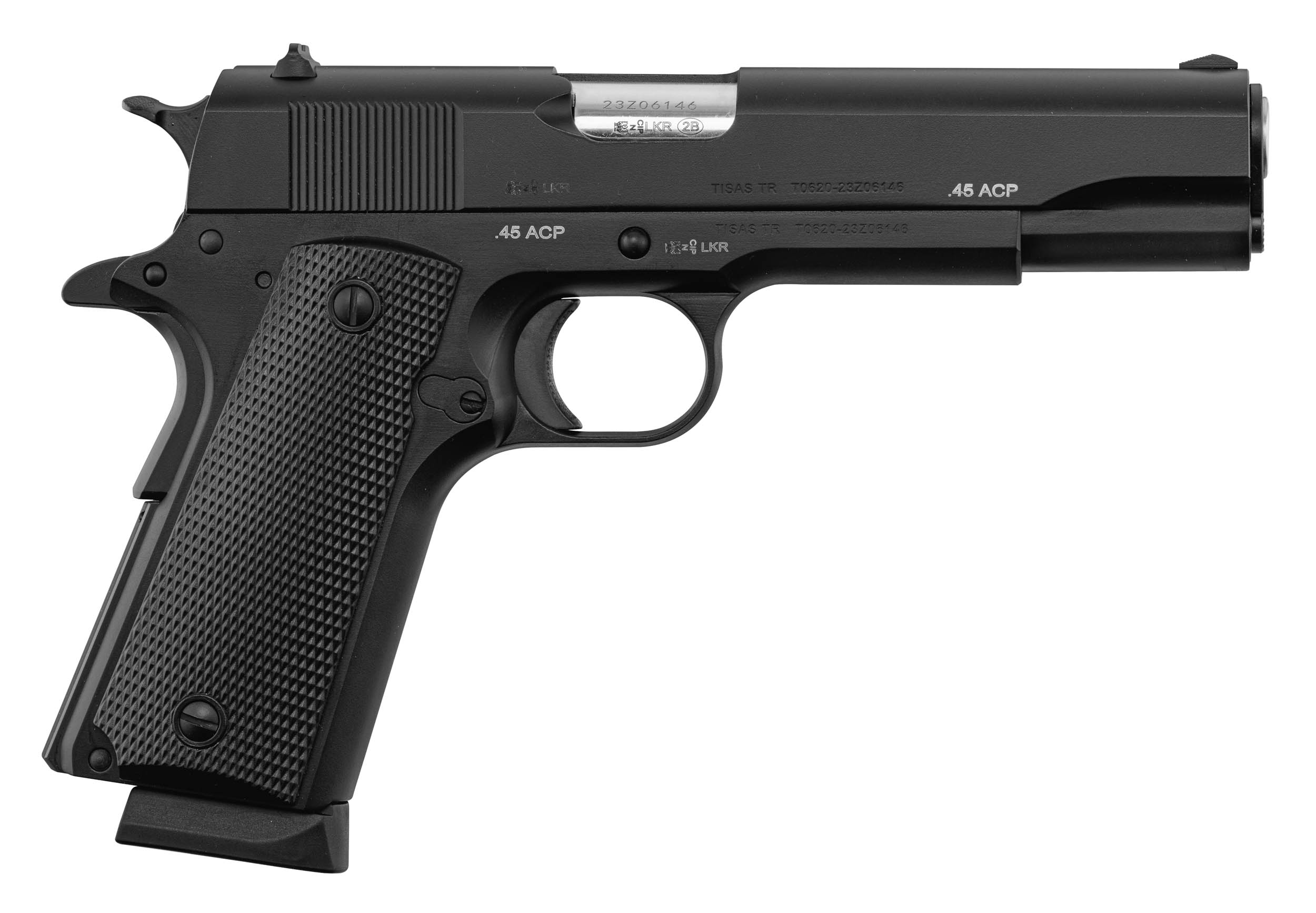 Pistolet TISAS ZIG M 1911 A1 Noir 5" cal.45 ACP - Armes catégorie B sur armurerie-lavaux.com