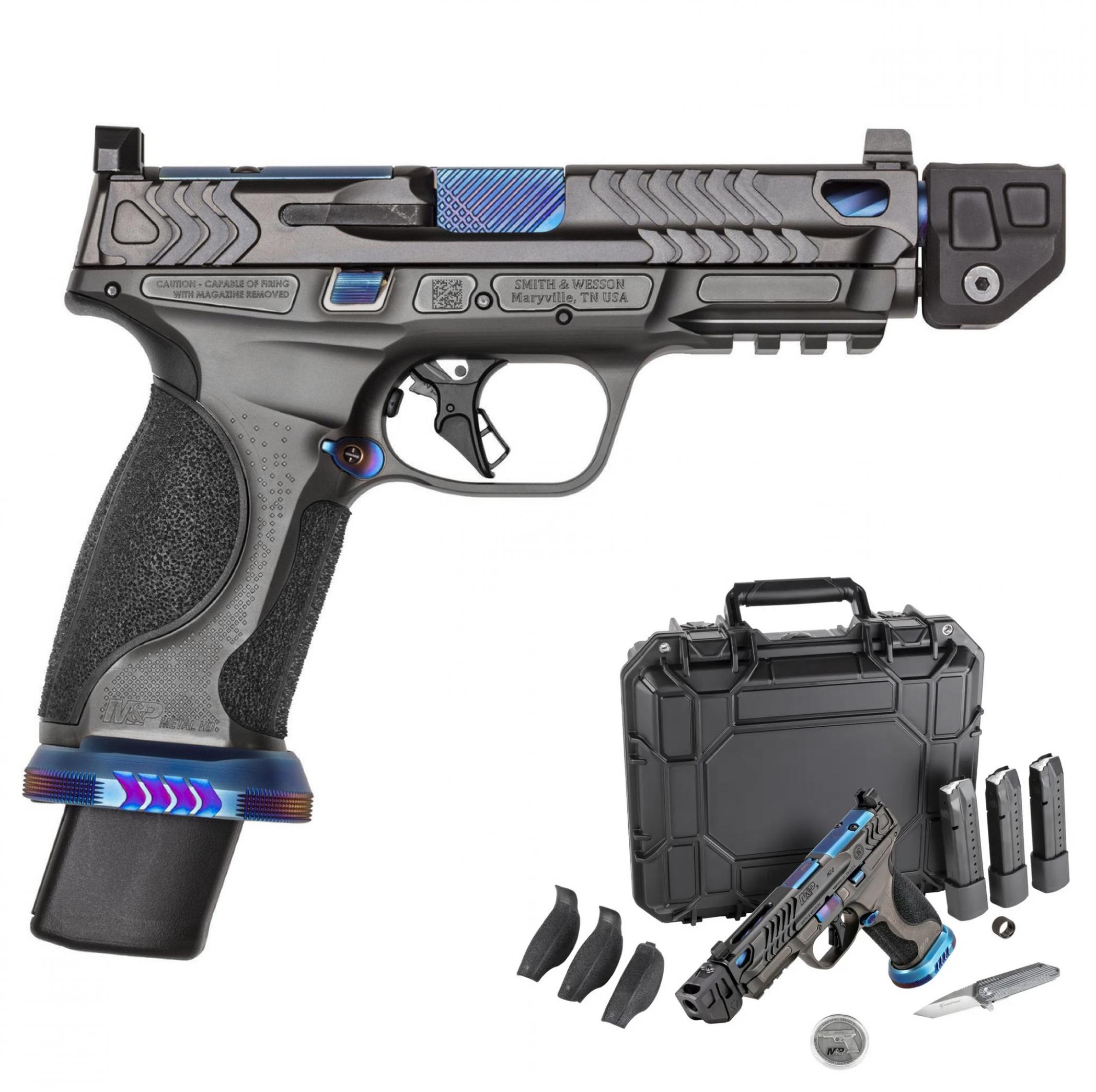 Pistolet SMITH & WESSON MP9 METAL HD SPEC SERIES 5" cal.9x19 - Armes ...