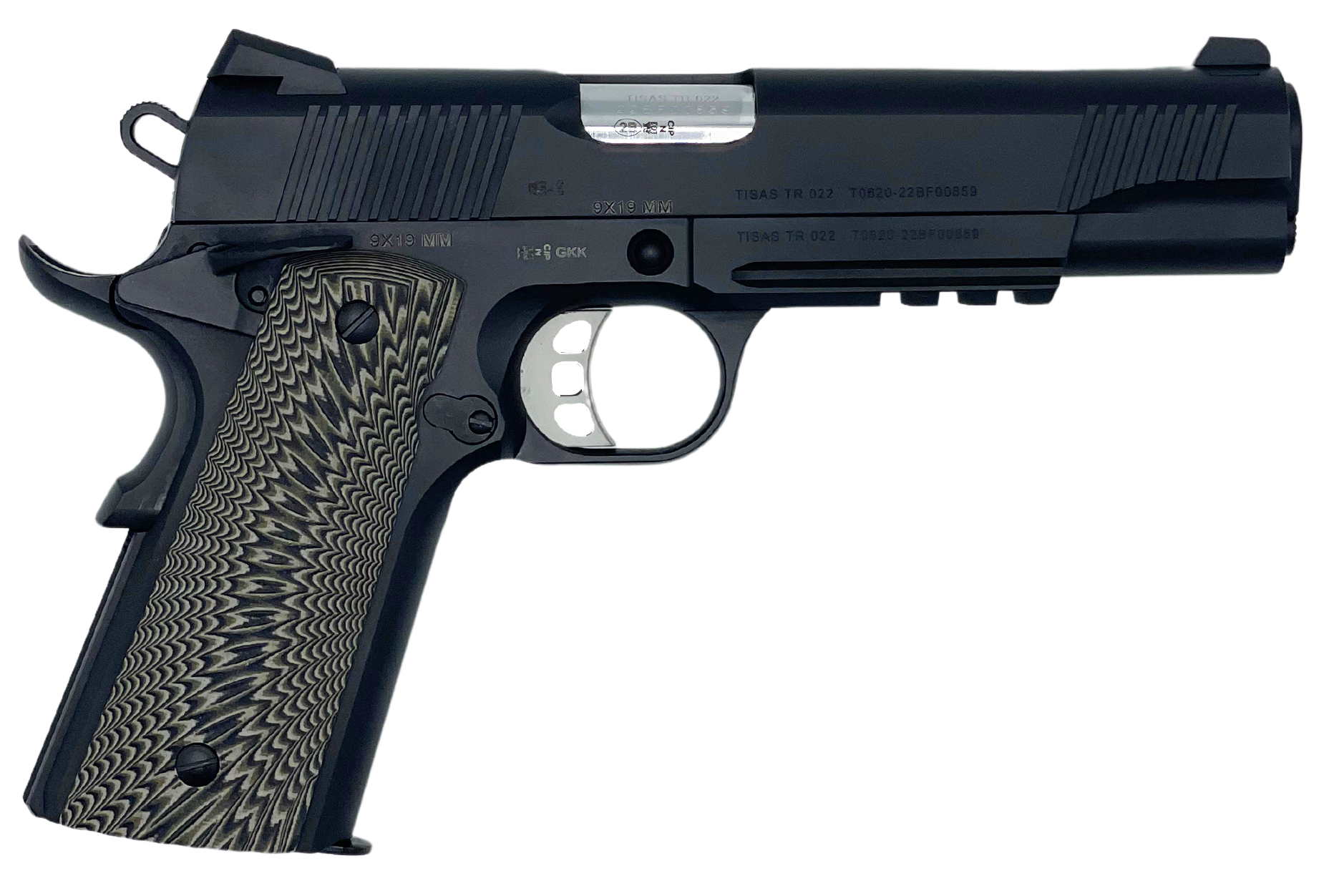 Pistolet TISAS ZIG PC9 1911 Noir 5" cal.9x19 - Armes catégorie B sur ...