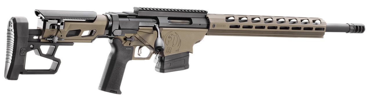 RUGER Precision Rifle Tactical Smoke Bronze Cerakote cal.308 Win - Carabines de Tir sur ...