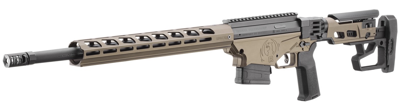 RUGER Precision Rifle Tactical Smoke Bronze Cerakote cal.308 Win - Carabines de Tir sur ...