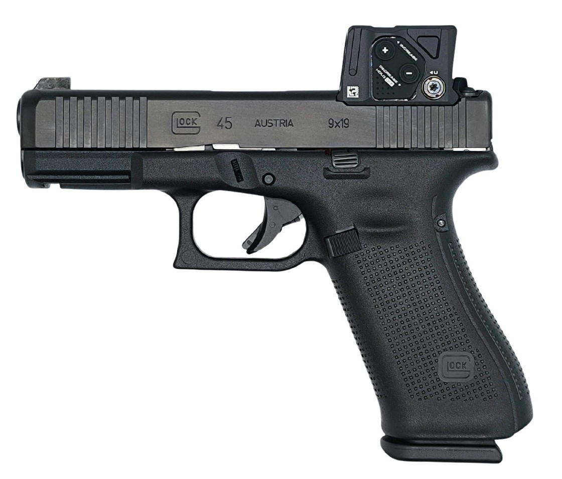 Pistolet GLOCK 45 Gen5 FS MOS A-CUT Aimpoint COA Combo cal.9x19 - Armes catégorie B sur ...