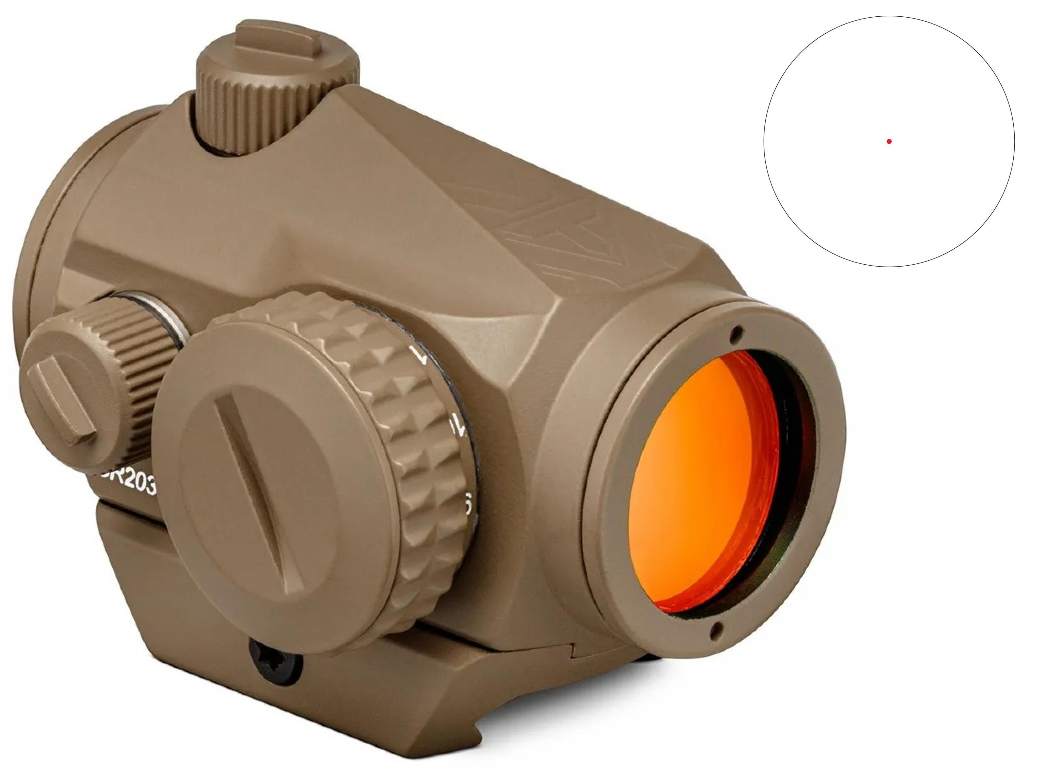 Point Rouge VORTEX CROSSFIRE TAN Red Dot 2Moa - Optiques sur armurerie ...