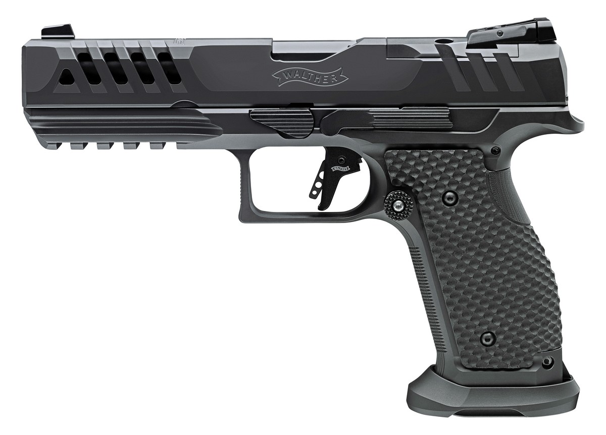 Pistolet WALTHER PDP SF MATCH Full Size BLACK RIBBON Optics Ready 5" cal.9x19 - Armes catégorie ...