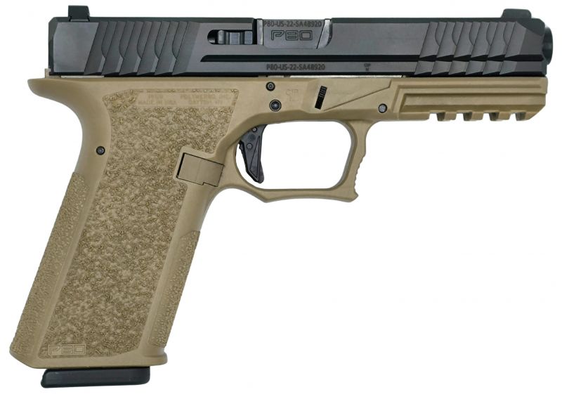 Pistolet POLYMER80 FDE cal.9x19 "Occasion" - sur armurerie-lavaux.com