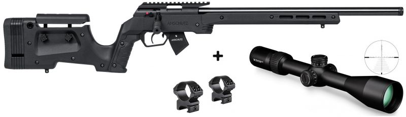 Carabine 22LR ANSCHUTZ 1761 APR PRS 21,4" Black - Carabines de Tir sur ...