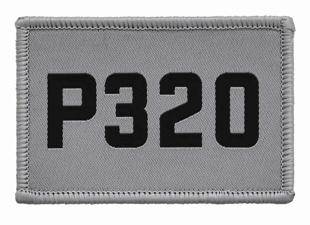 Patch logo SIG P320 - Armes catégorie B sur armurerie-lavaux.com