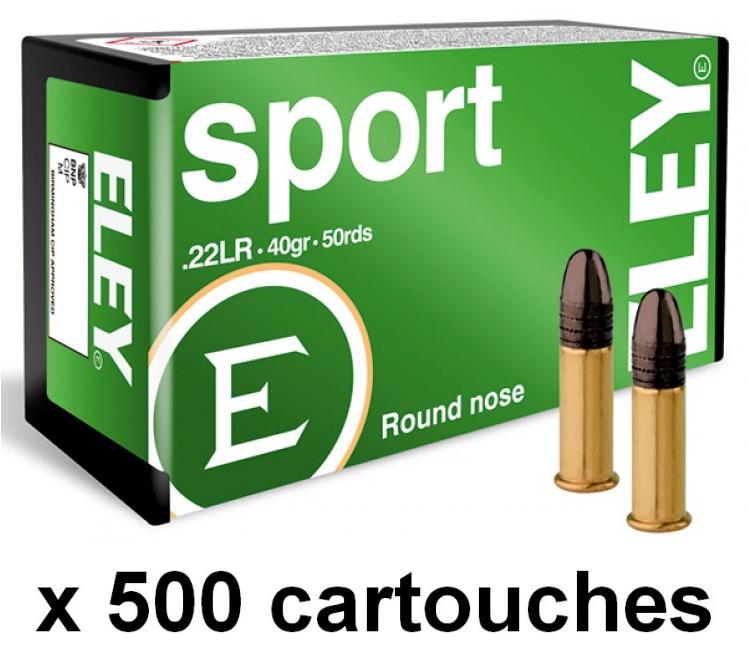 ELEY 22Lr Sport /500 - Munitions sur armurerie-lavaux.com