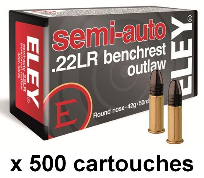 ELEY 22Lr Semi Auto Benchrest Outlaw /500 - Munitions sur armurerie ...