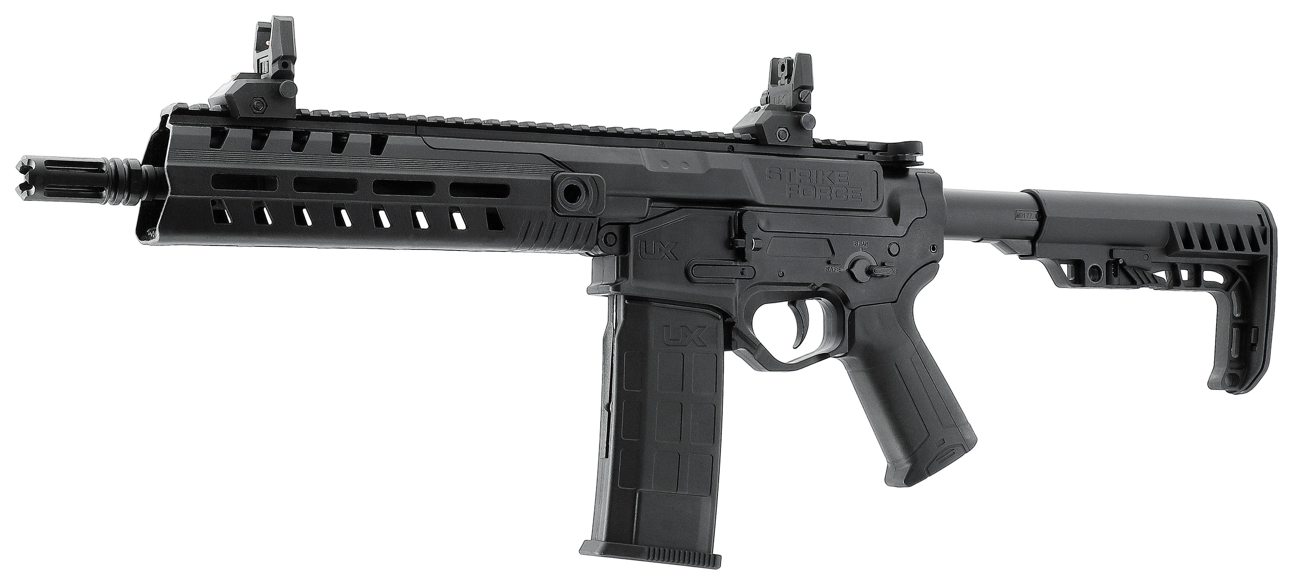 Carabine Full Auto UX STRIKE FORCE UMAREX CO2 Cal.4,5 mm BB's - Armes ...