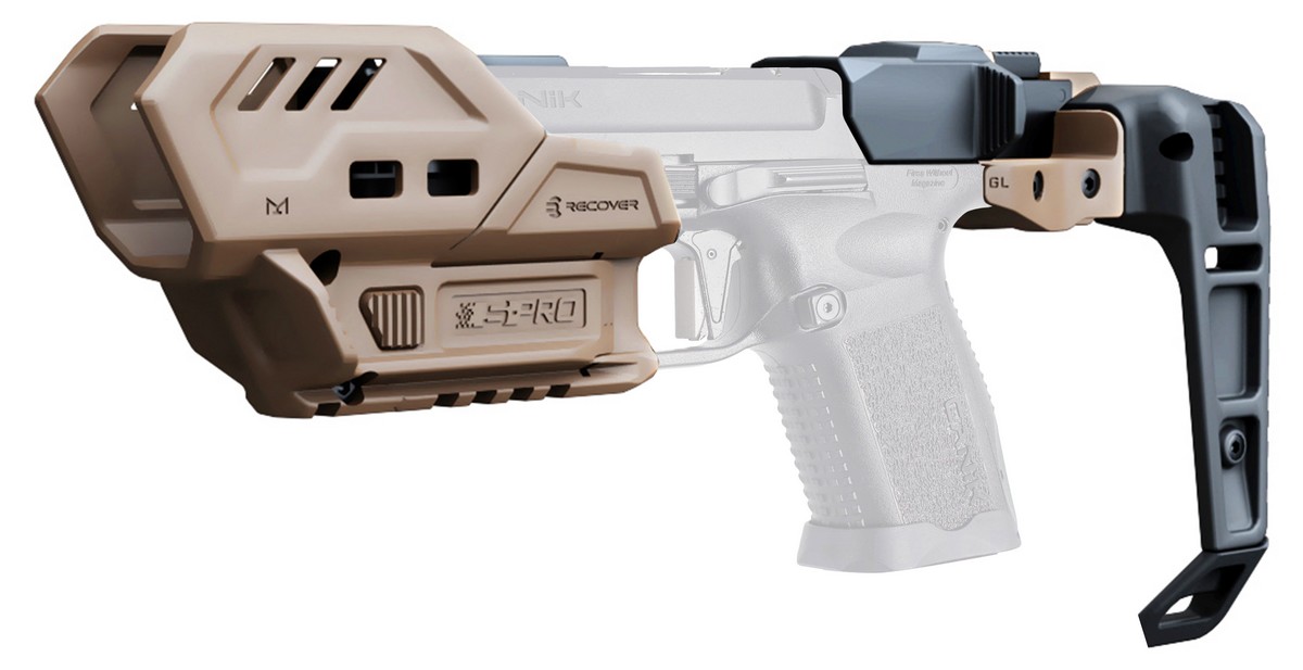 Kit stabilisateur RECOVER S-PRO BASIC TAN pour CANIK - Armes catégorie ...
