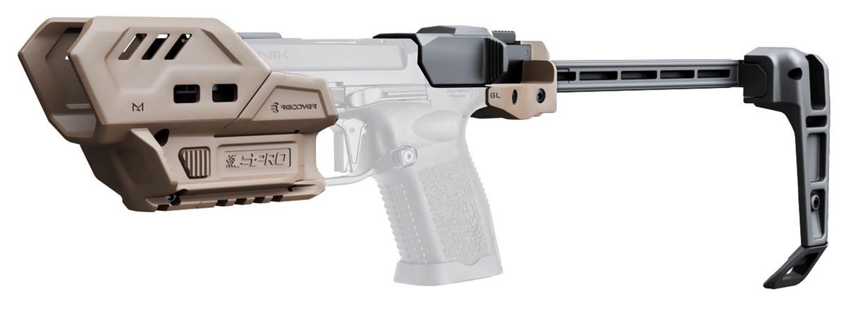 Kit stabilisateur RECOVER S-PRO BASIC TAN pour CANIK - Armes catégorie ...
