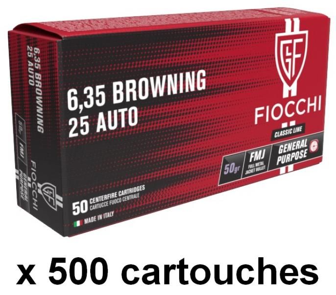 Munitions Cal.6,35 Browning (.25 Auto) - Cartouches Précises & Fiables ...