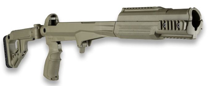 Chassis complet FAB DEFENSE avec crosse UAS FDE pour carabine SKS ...
