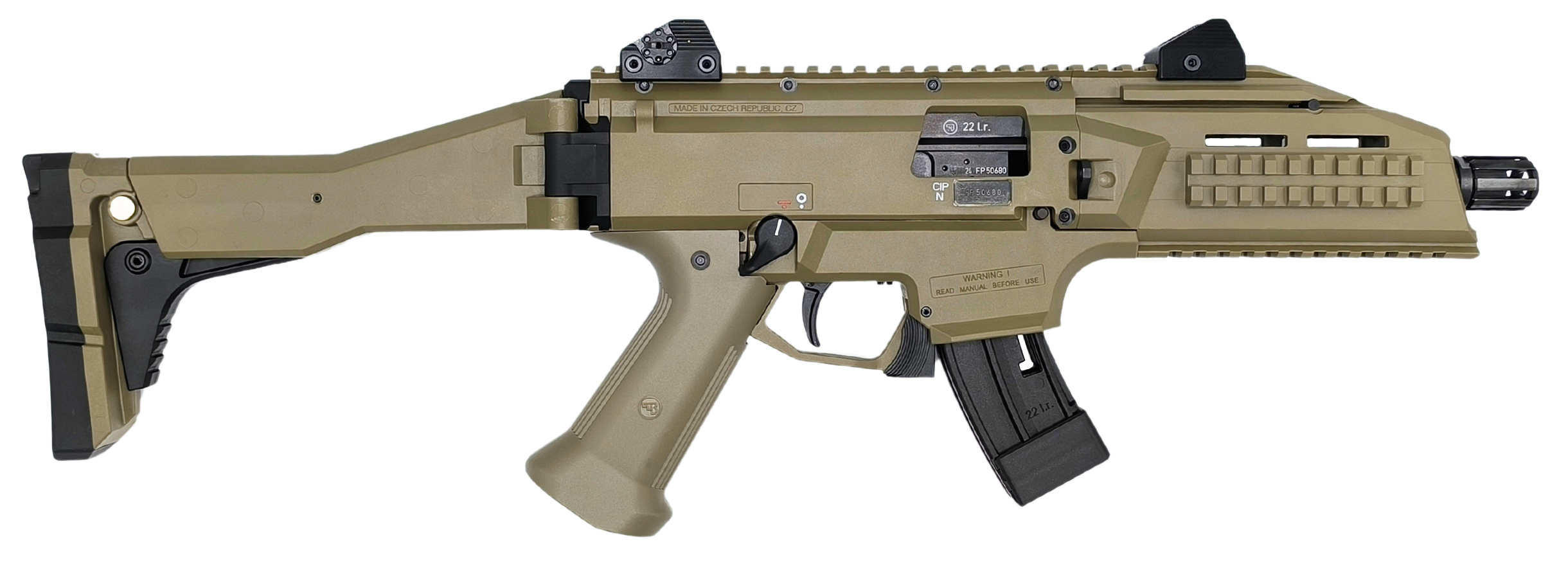 CZ SCORPION EVO 3 S1 FDE cal.22 Lr - Armes catégorie B sur armurerie ...