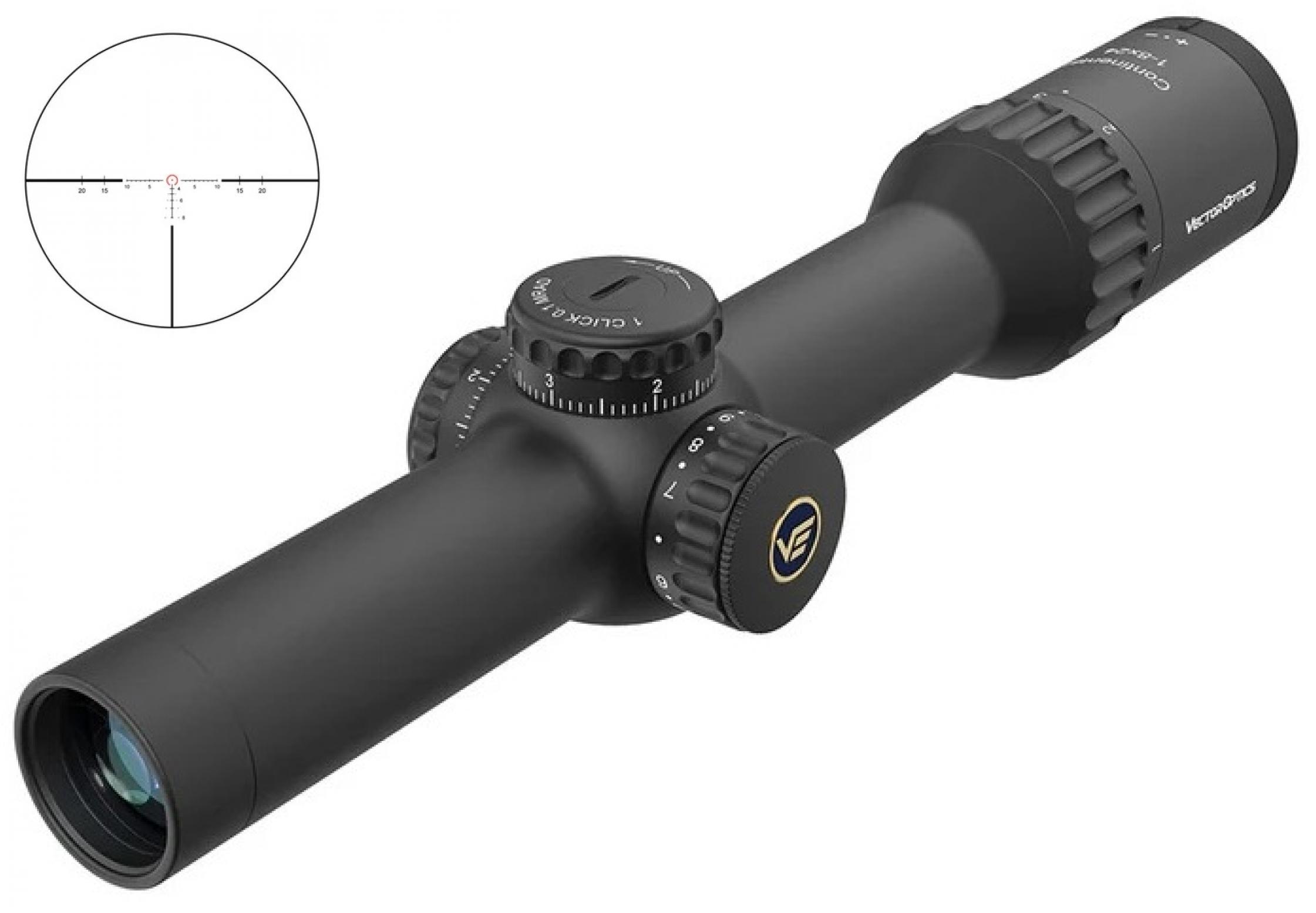 Lunette VECTOR OPTICS CONTINENTAL X8 1-8x24 ED SFP TActical ret.VET-BTR Lumineux - Optiques sur ...