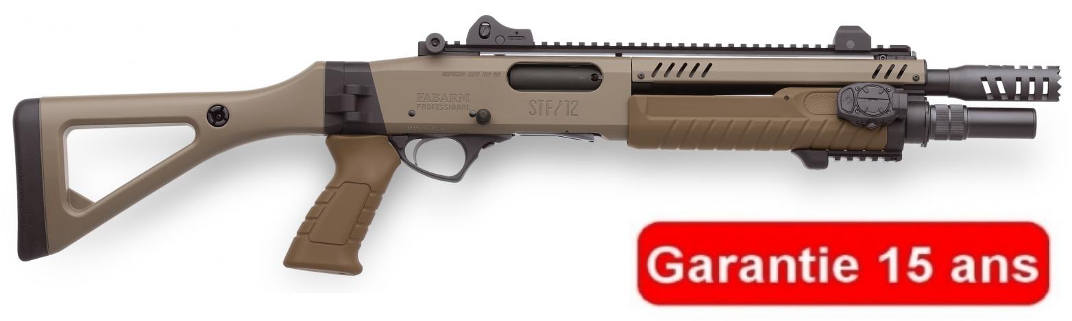 Fusil à pompe FABARM STF12 Compact Professionnal FDE 11" cal.12/76 ...