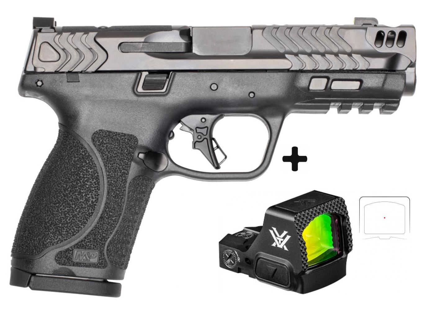 Pistolet SMITH & WESSON PC MP9 M2.0 Compact Carry Comp 4.22" OR "Pack ...