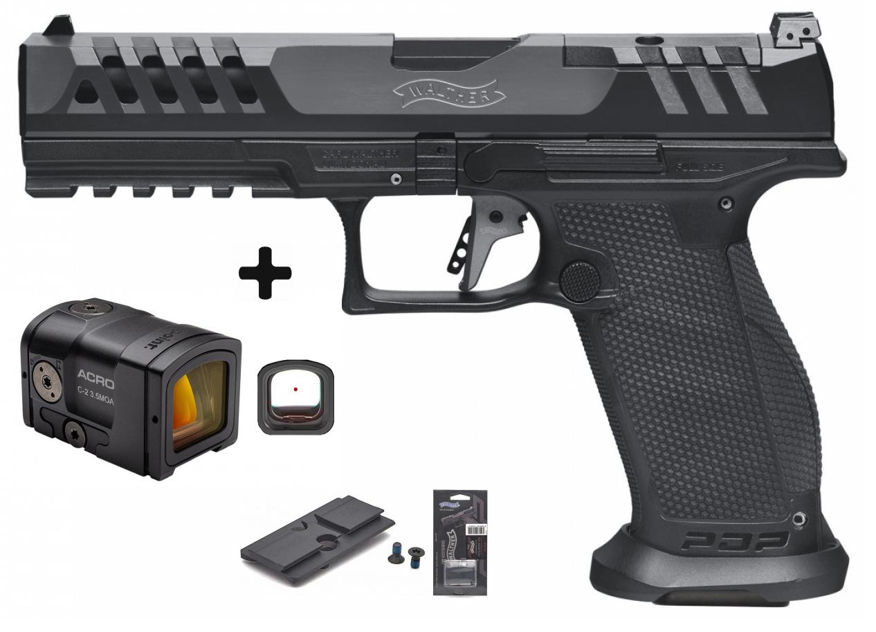 Pistolet WALTHER PDP MATCH Full Size Optics Ready 5" cal.9x19 pack ...