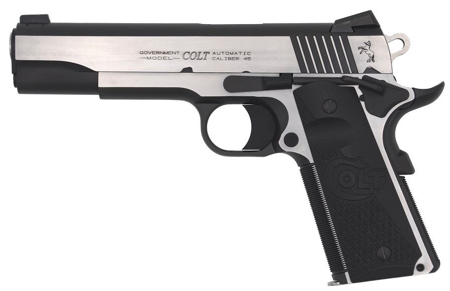 Pistolet COLT 1911 COMBAT ELITE GOVERNEMENT 5" Two Tone cal.9x19 ...