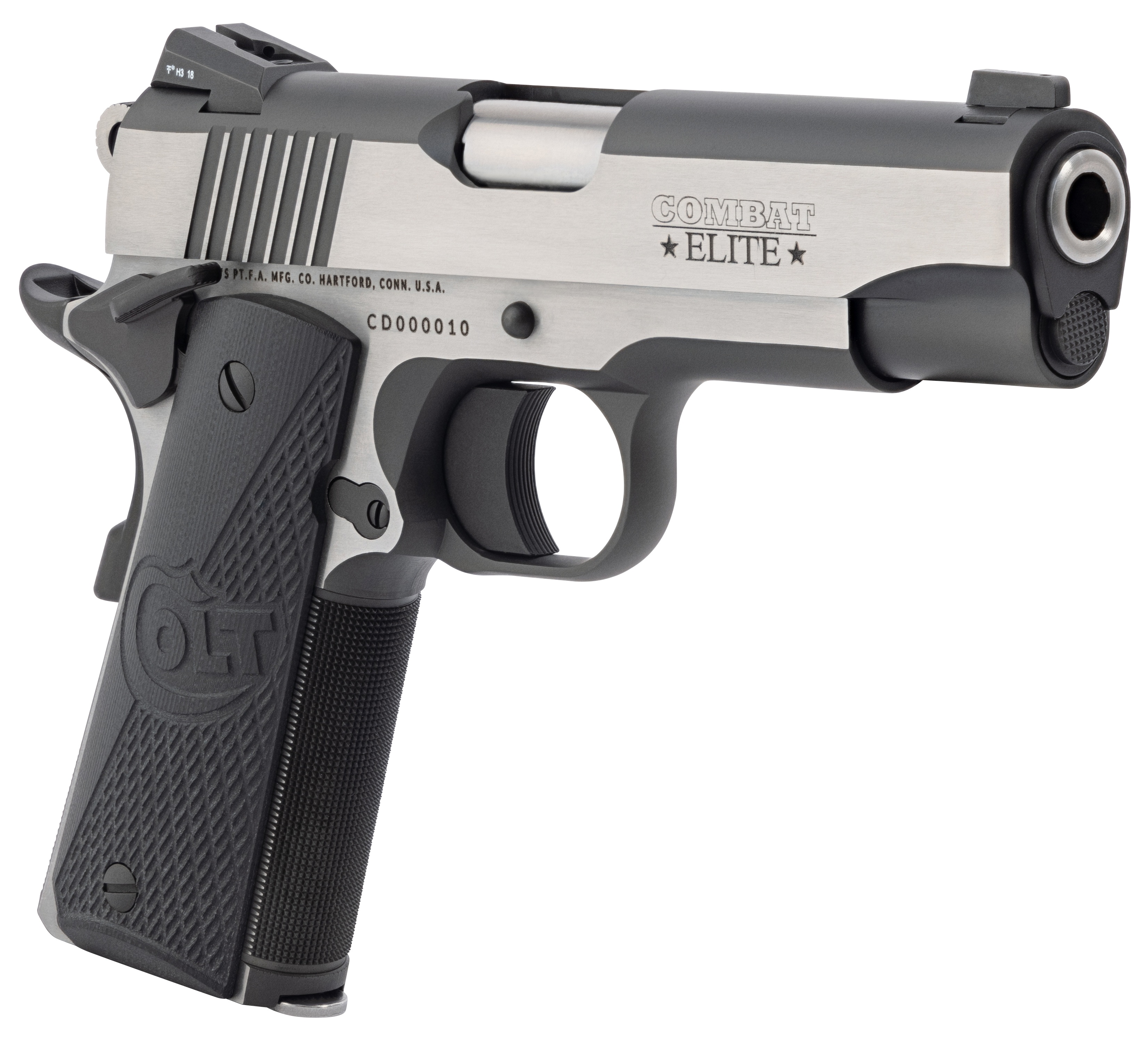 Pistolet COLT 1911 COMBAT ELITE COMMANDER 4,25" Two Tone cal.9x19 - Armes catégorie B sur ...
