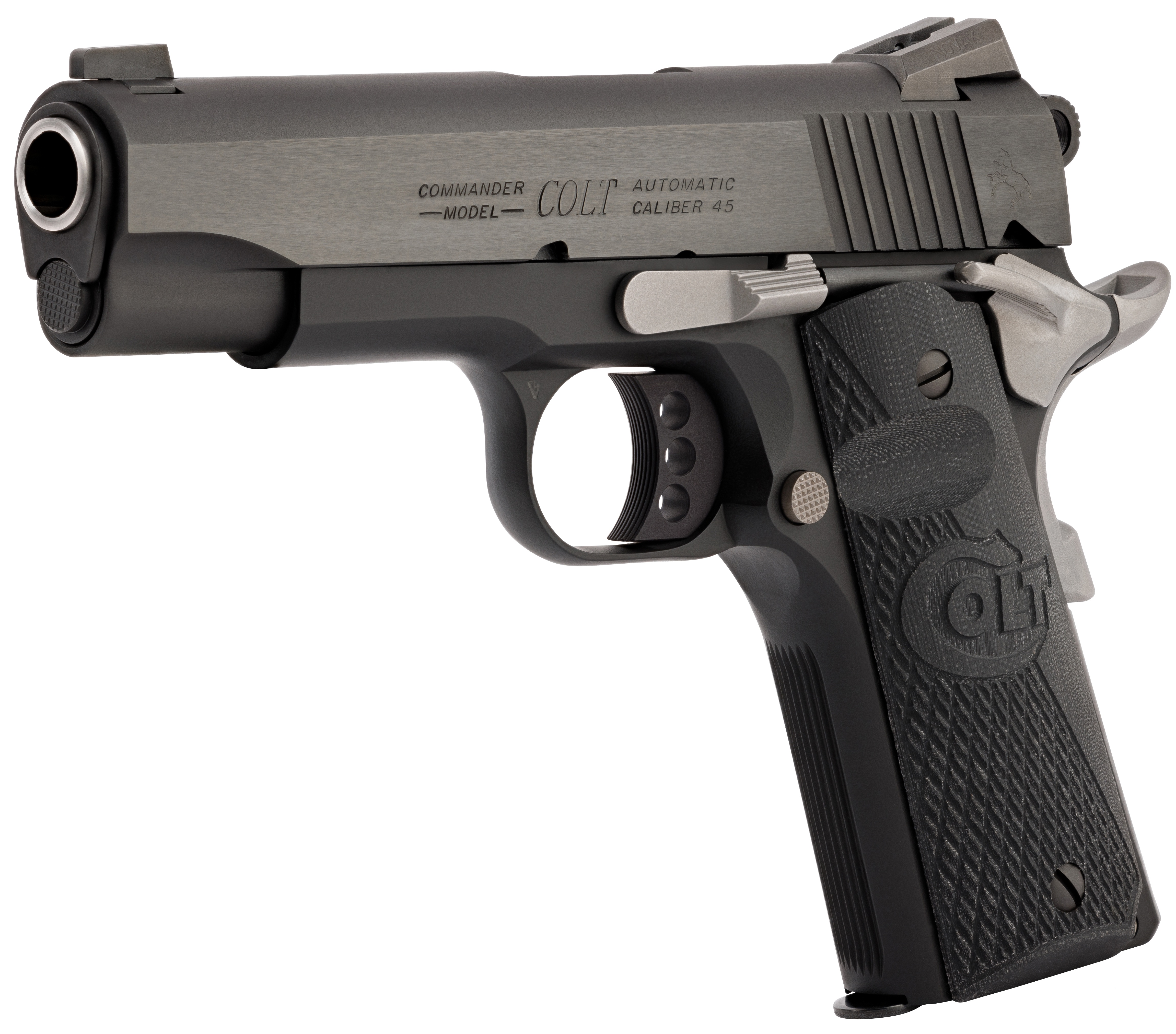 Pistolet COLT 1911 NIGHT COMMANDER 4,25" Cerakote Bleui cal.45 ACP ...