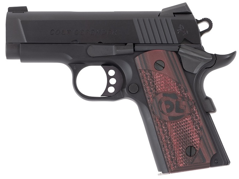 Pistolet COLT 1911 DEFENDER 3" Anodisé Bleui cal.45 ACP - Armes ...