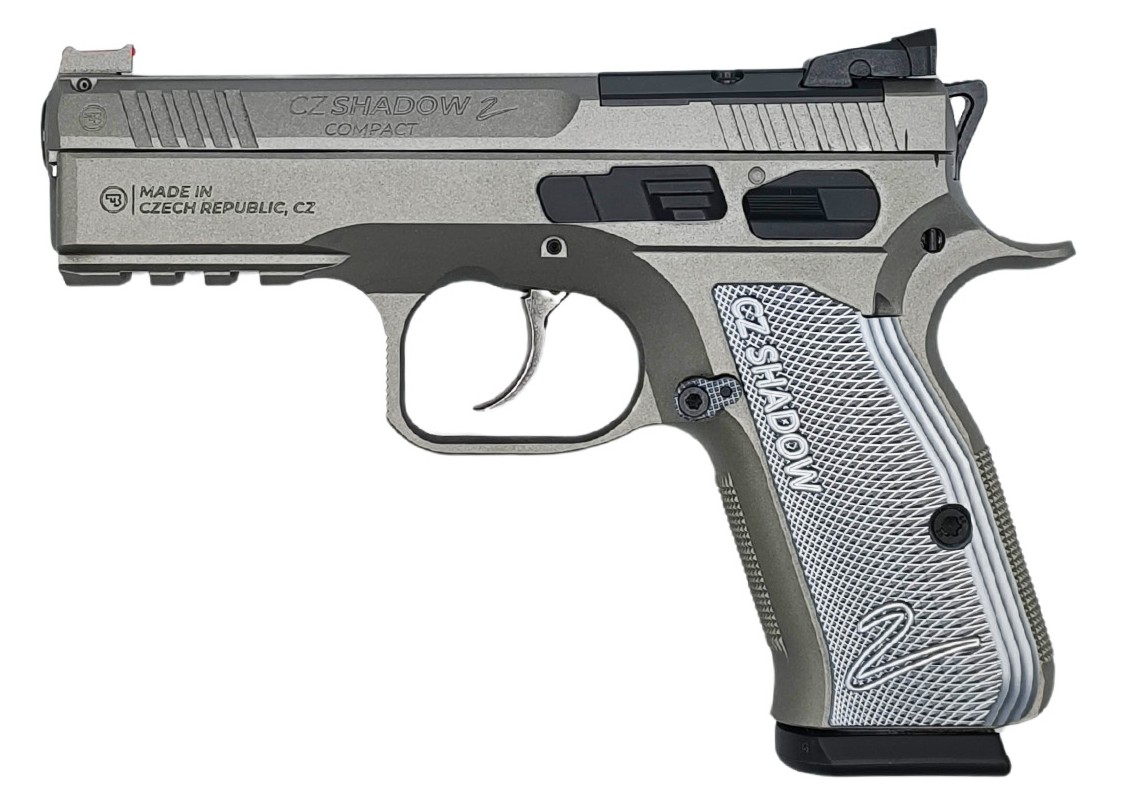 Pistolet CZ 75 Shadow 2 Compact OR "Optic Ready" Cerakote TITAN calibre ...
