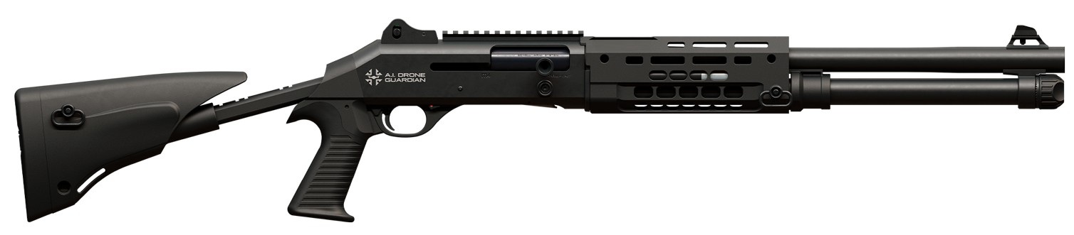 Fusil semi-automatique BENELLI M4AI DRONE GUARDIAN Black 18,5" cal.12/ ...
