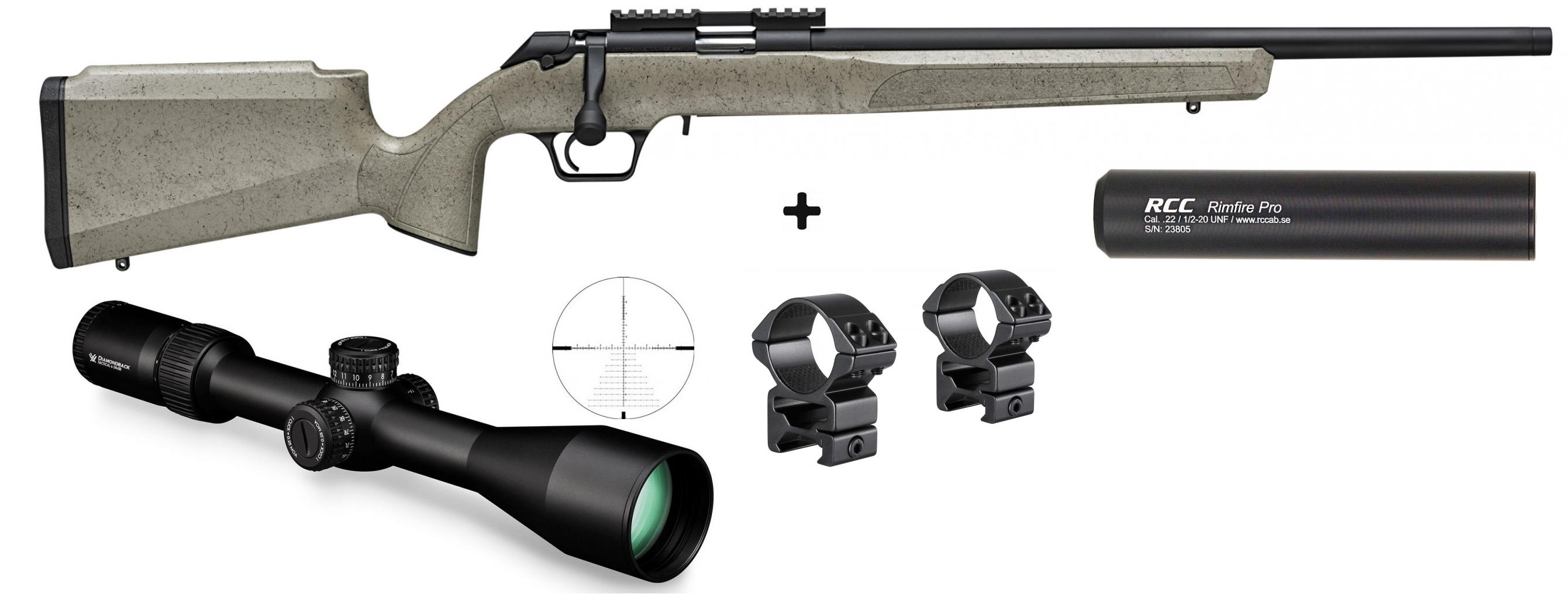 Carabine 22LR SPRINGFIELD Model.2020 Target Sage W/Black Webbing ...