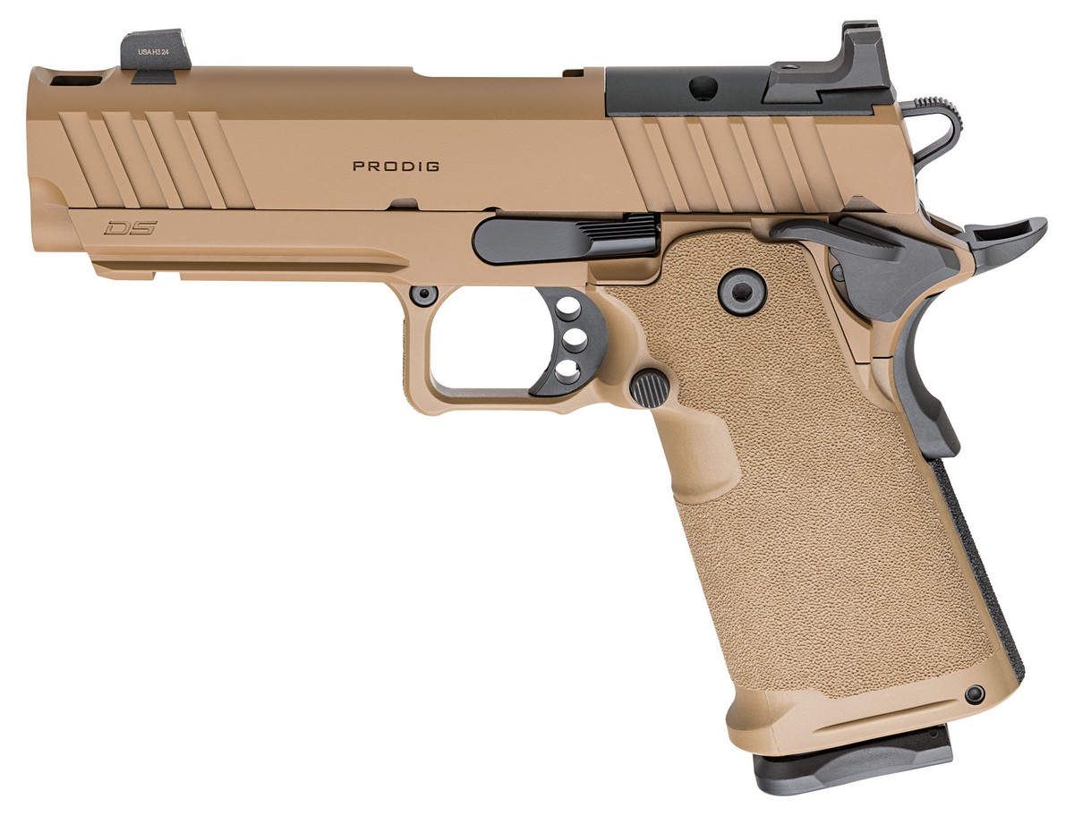 Pistolet SPRINGFIELD Armory 1911 DS PRODIGY COMP AOS Coyote 4,25" cal ...