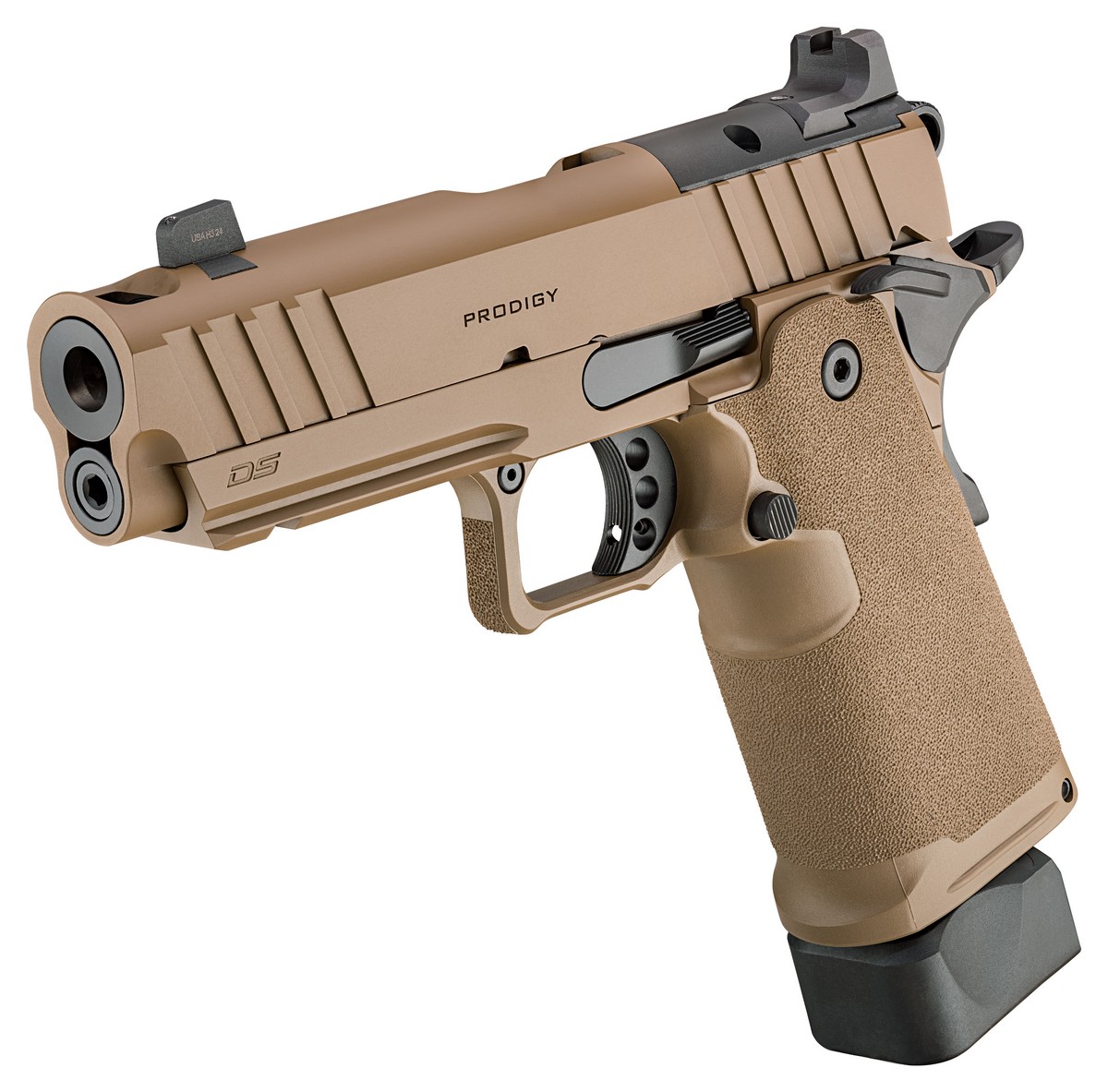 Pistolet SPRINGFIELD Armory 1911 DS PRODIGY COMP AOS Coyote 4,25" cal ...