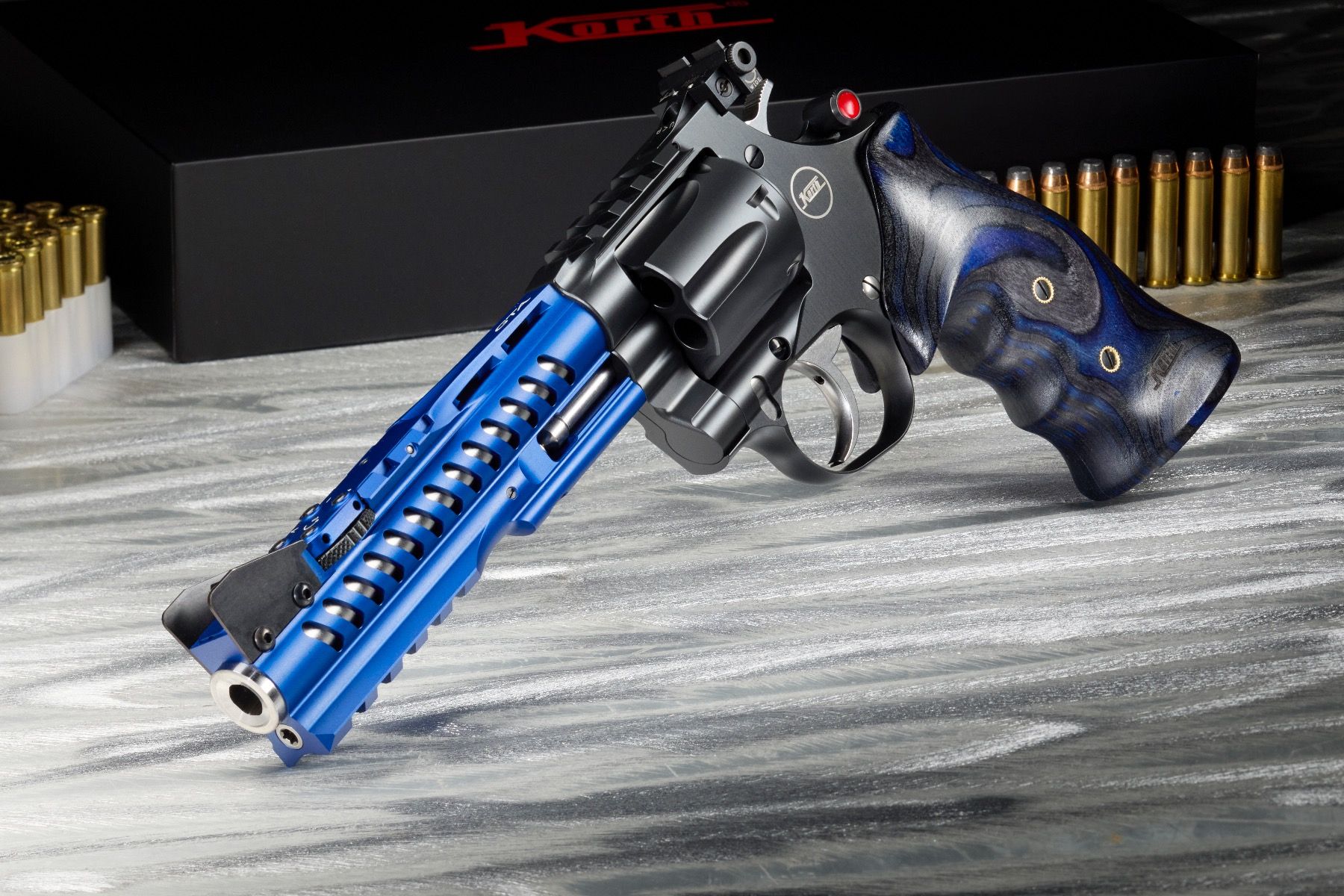 Revolver KORTH SUPER SPORT GTA BLUE 6" cal.357 Magnum - Armes catégorie ...