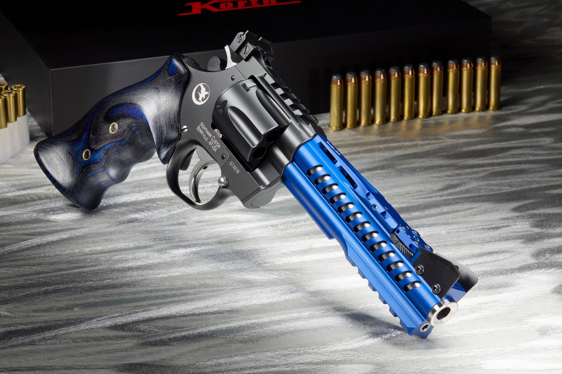 Revolver KORTH SUPER SPORT GTA BLUE 6" cal.357 Magnum - Armes catégorie ...