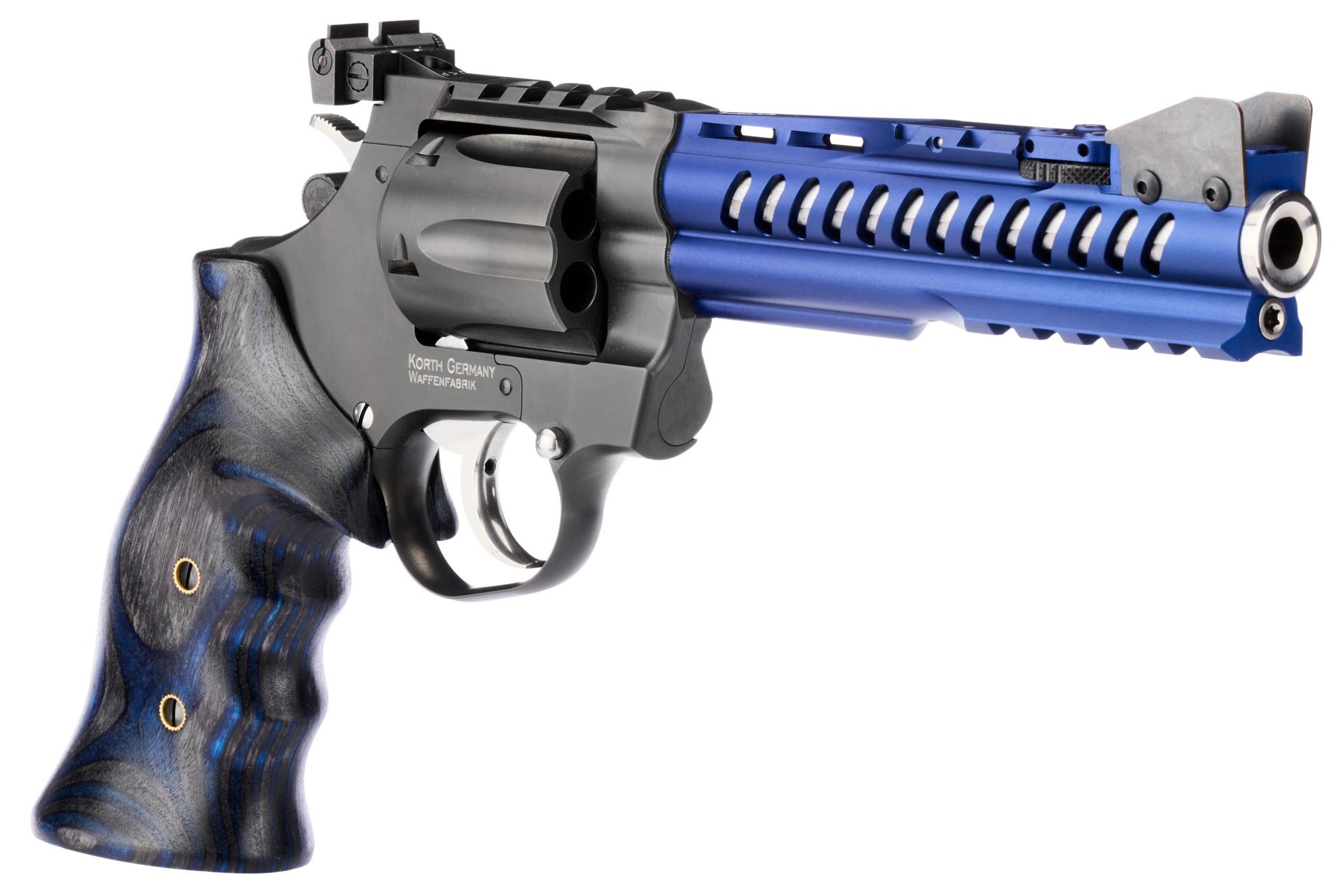 Revolver KORTH SUPER SPORT GTA BLUE 6" cal.357 Magnum - Armes catégorie ...