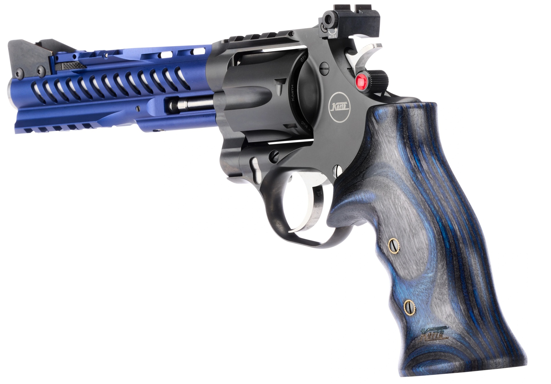 Revolver KORTH SUPER SPORT GTA BLUE 6" cal.357 Magnum - Armes catégorie B sur armurerie-lavaux.com