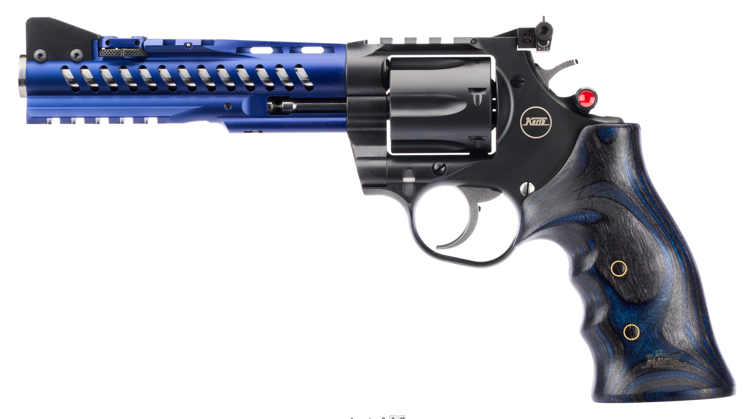 Revolver KORTH SUPER SPORT GTA BLUE 6" cal.357 Magnum - Armes catégorie B sur armurerie-lavaux.com