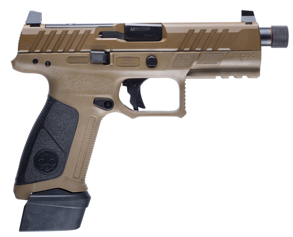 Pistolet BERETTA APX A1 Full Size TACTICAL FDE cal.9x19 - Armes ...