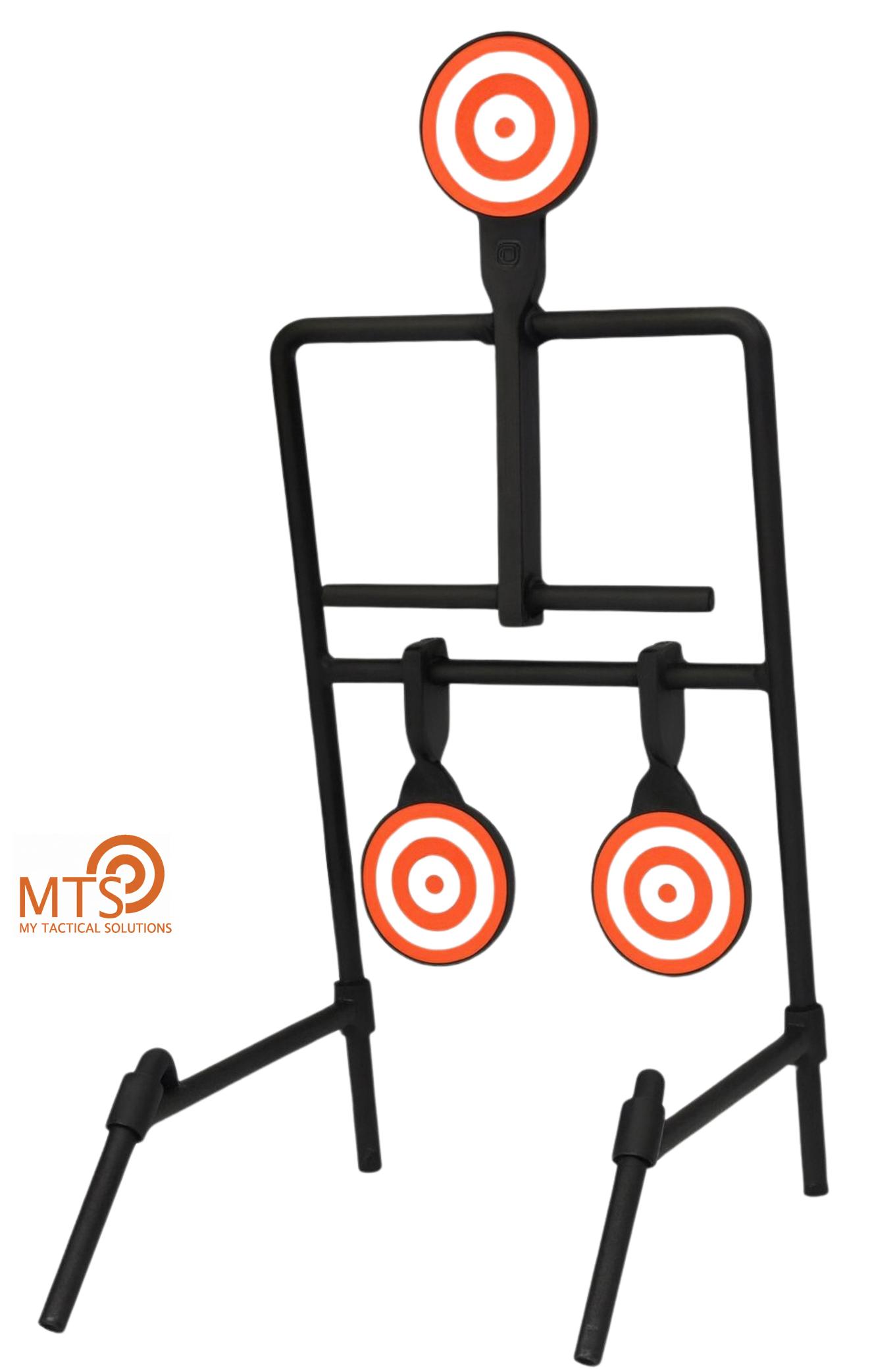 Cible de tir rotative MTS 3 Gongs Ronds déportés épaisseur 10 mm ...