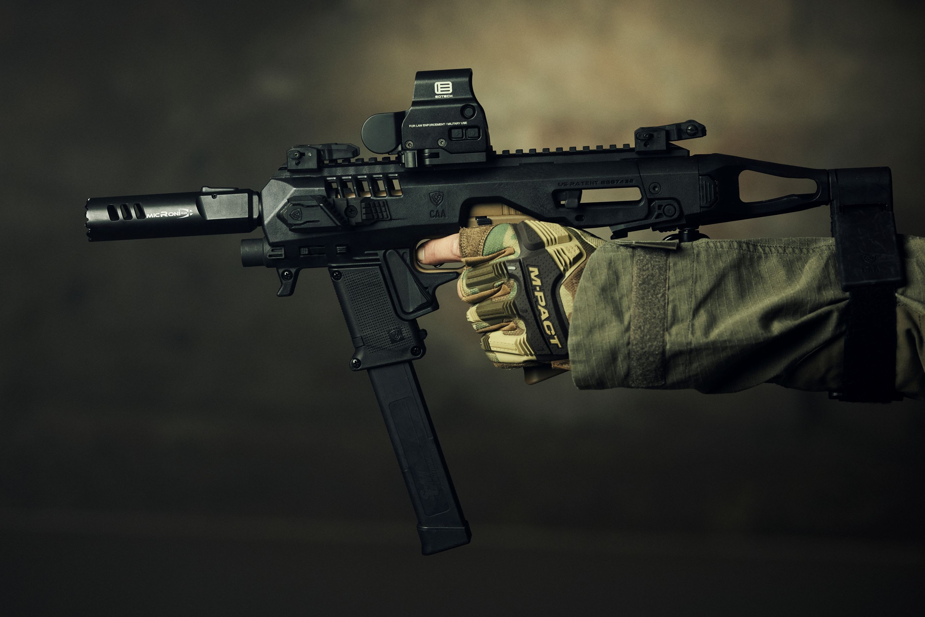 Crosse Micro Gén.4X Désert RONI CAA pour Glock 17/19/19X/22/23/31/33 ...