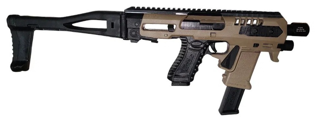 Crosse Micro Gén.4X Désert RONI CAA pour Glock 17/19/19X/22/23/31/33 ...