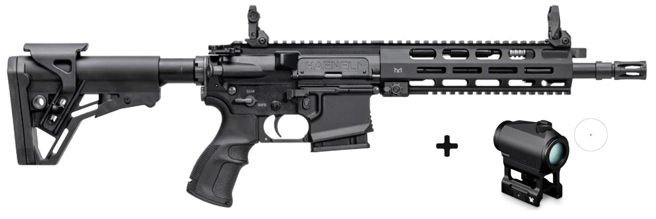 HAENEL CR 300 A2 Match 10.5" Black "Pack VORTEX CROSSFIRE" cal.300 AAC ...