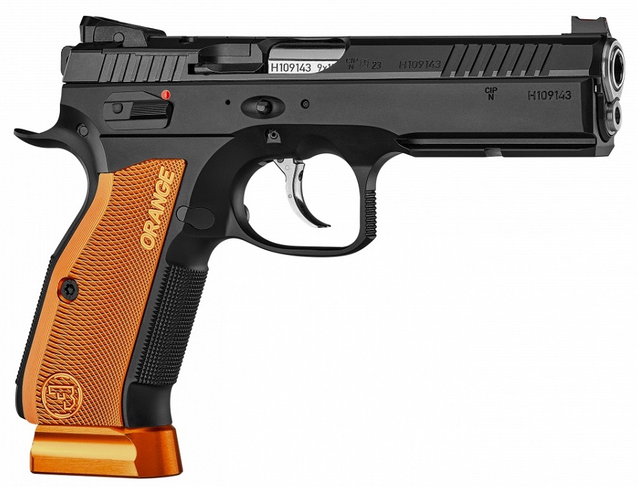 Pistolet CZ 75 Shadow 2 Orange OR calibre 9x19 - Armes catégorie B sur ...